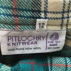 Pitlochry | Skirts | Vtg Pitlochry Wool Kilt Shirt Pleated 26 In Waist ...